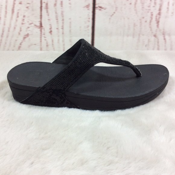 Fitflop | Shoes | Fitflop Electra Micro Sequin Toe Post Thong Sandals ...